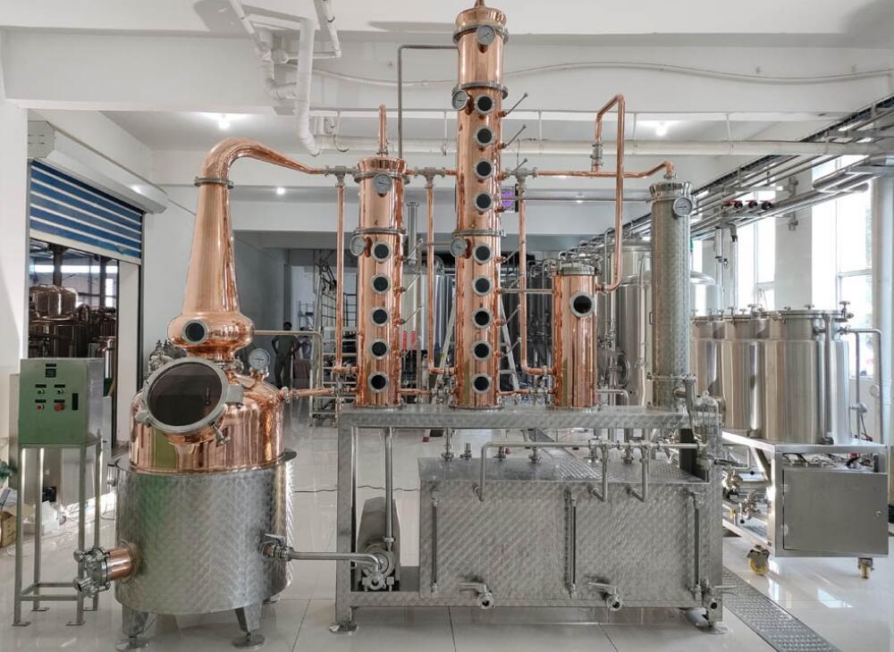 1000L brewery equipment and 300L Distiller installed in Sweden ...