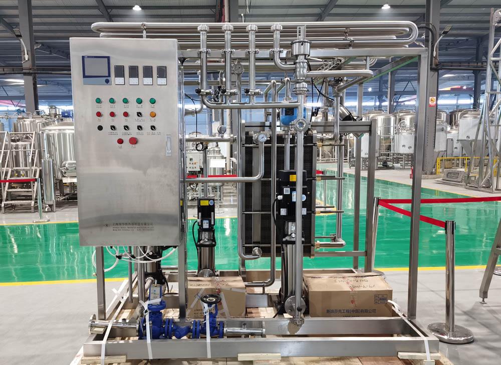 Flash beer pasteurization machine in beer brewing | TianTai® 2-150HL ...