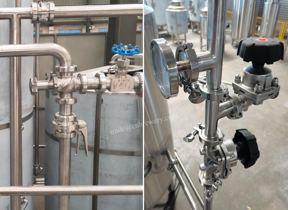 Brewing water blending station on beer brewery equipment | TianTai® 2 ...