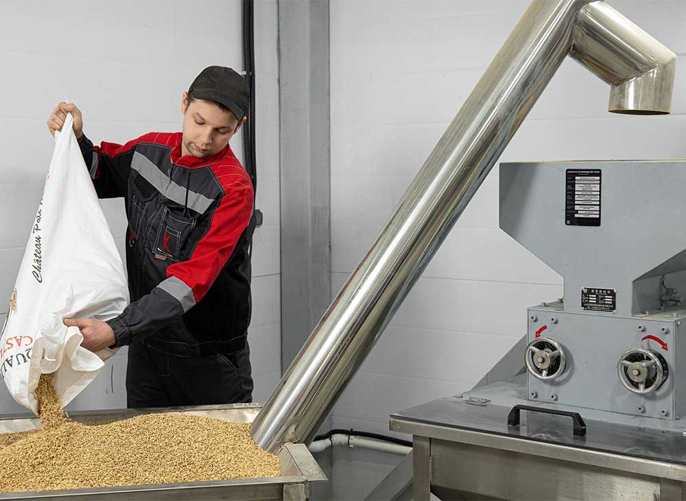 Grain bins for brewery setup | TianTai® 2-150HL brewery equipment for sale