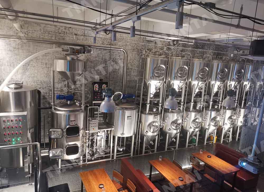A new 10HL brewery was built in China | TianTai® 2-150HL brewery ...