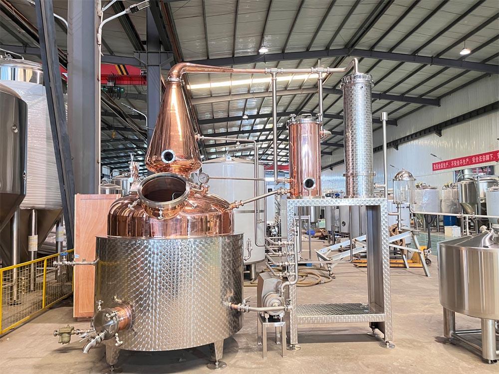 The structure difference between Whisky distillery unit and Gin ...