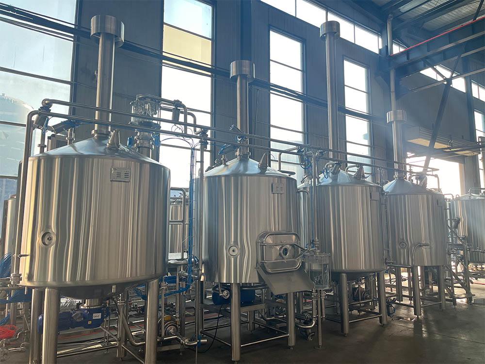 1000L steam 4 vessel brewhouse special designed for Kazakhstan customer ...