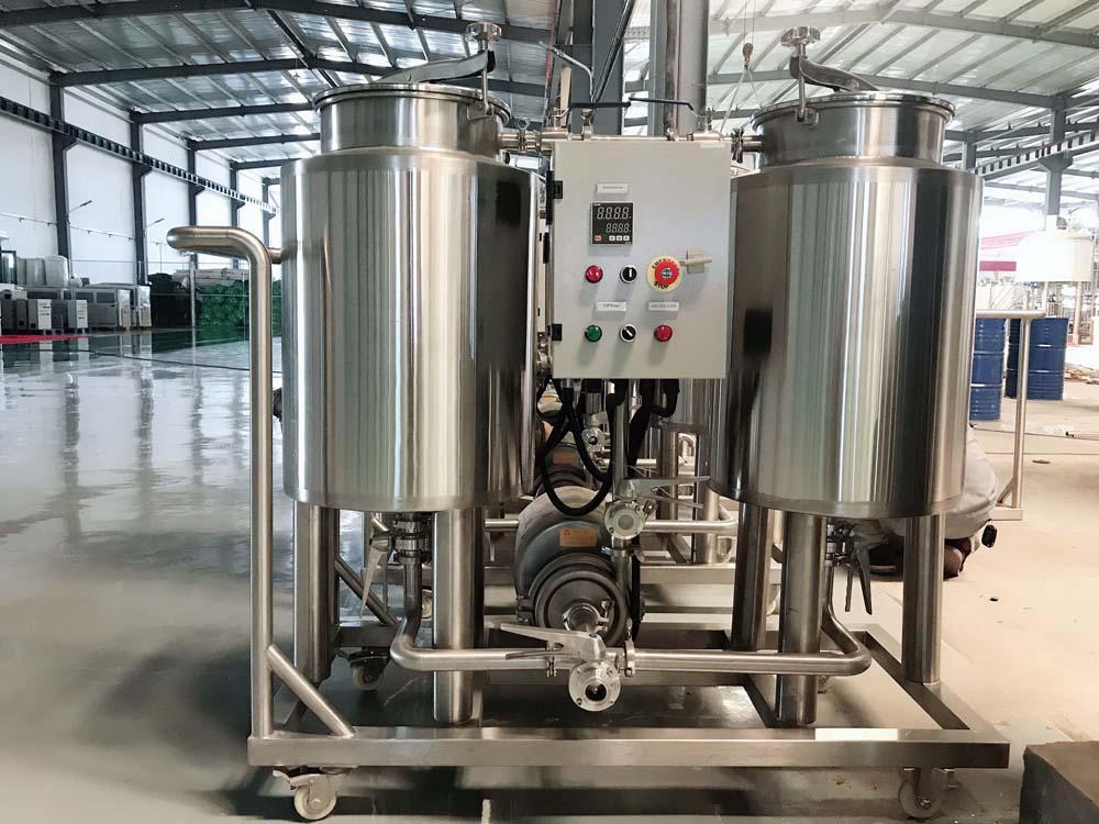 CIP unit with movable cart | TianTai® 2-150HL brewery equipment for sale