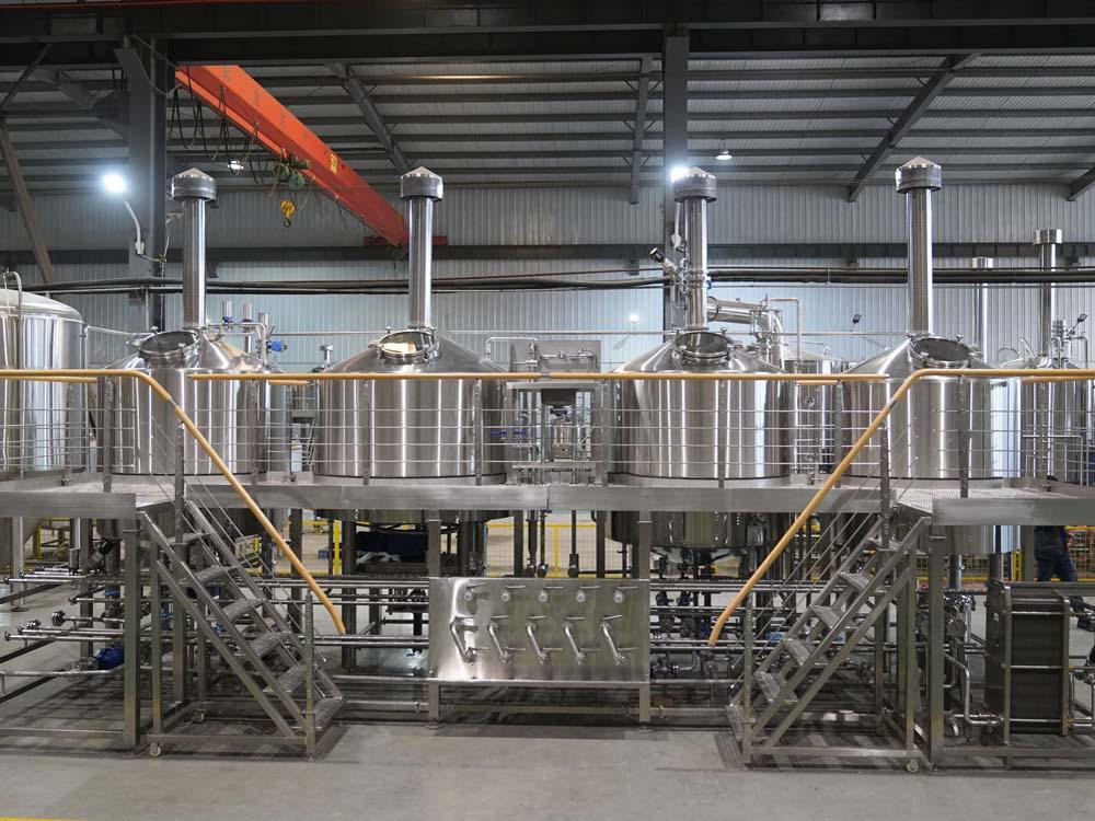 2500L Steam heating mash unit | TianTai® 2-150HL brewery equipment for sale