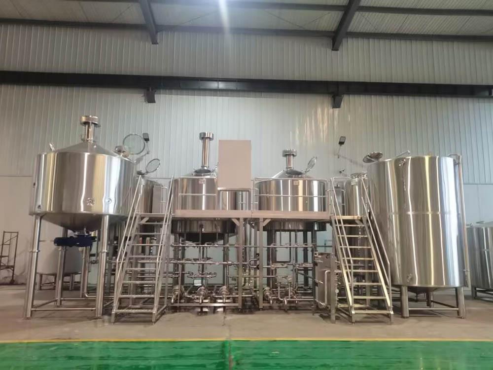 3000L Steam heating mash unit | TianTai® 2-150HL brewery equipment for sale
