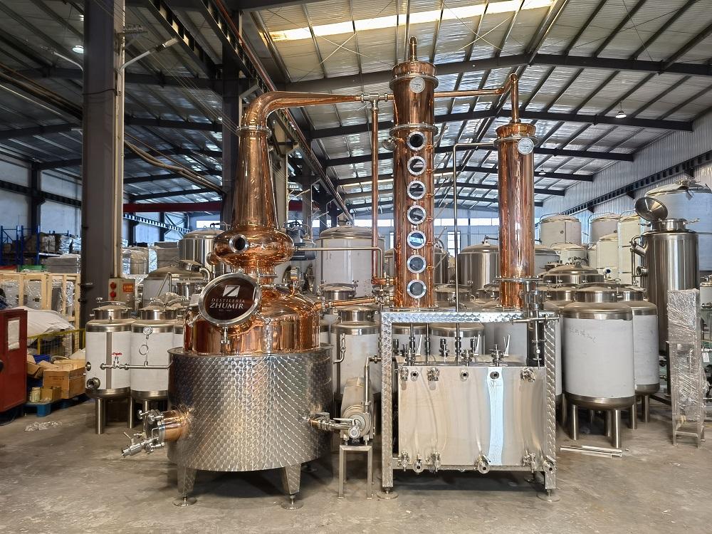 Why is the distillation equipment made of copper? | TianTai® 2-150HL ...