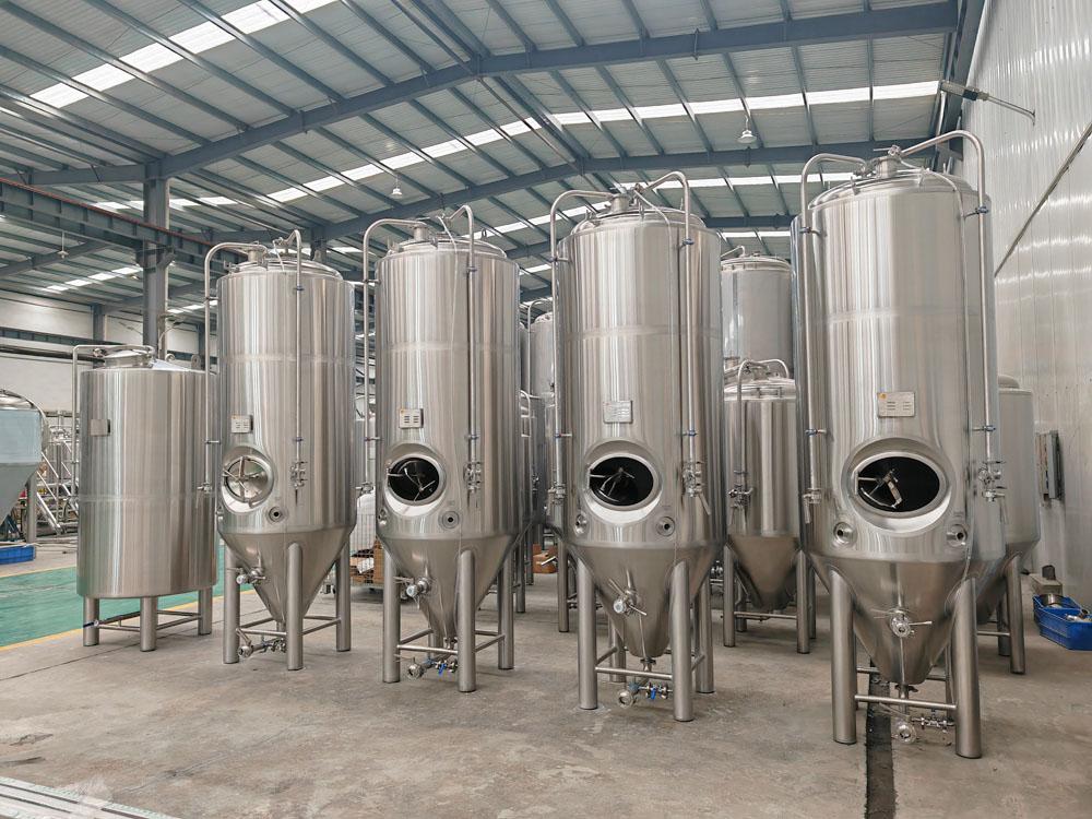 1000L Slim Beer Fermentation Tanks | TianTai® 2-150HL brewery equipment ...