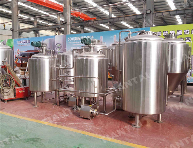 2BBL Direct fire heating mash unit | TianTai® 2-150HL brewery equipment ...