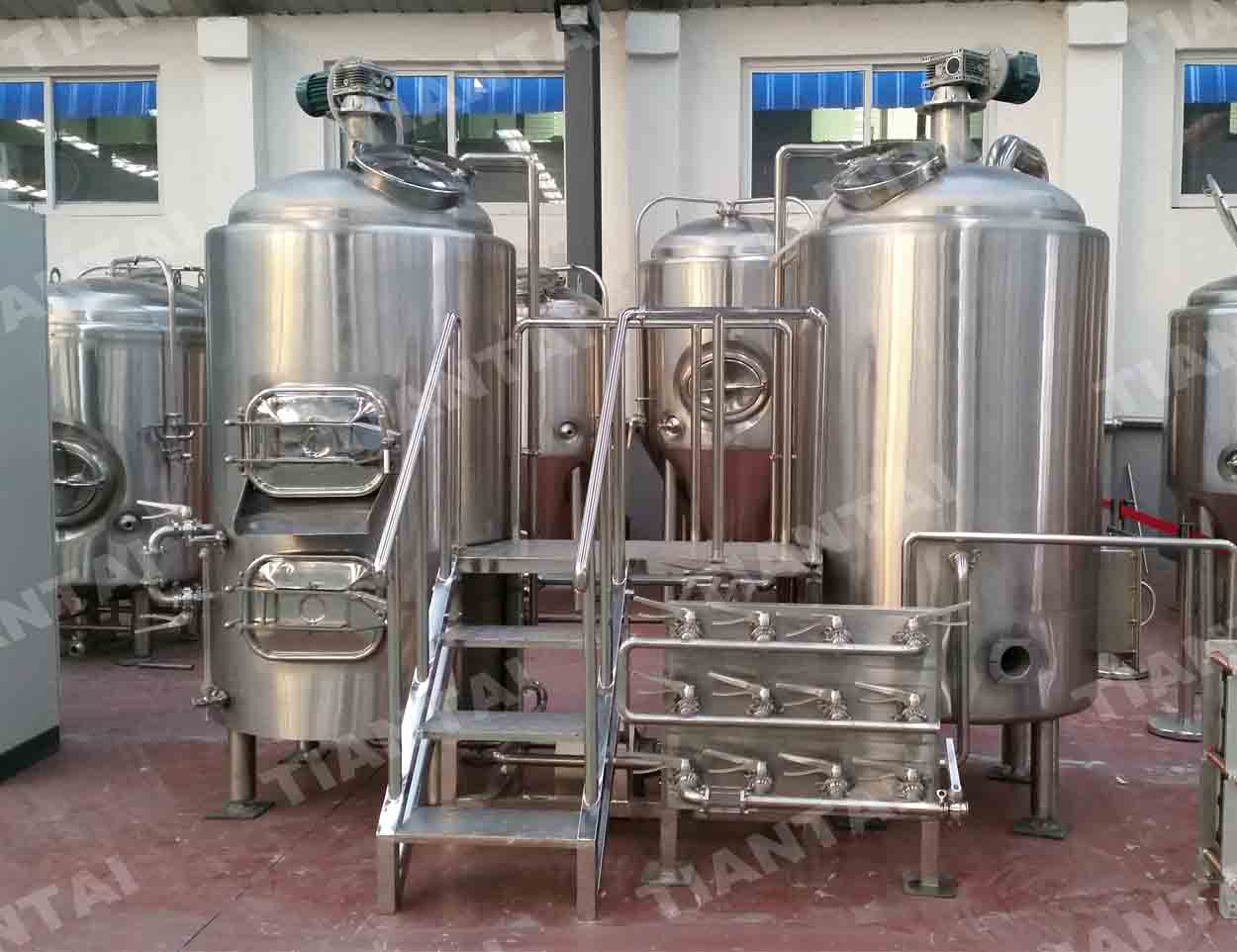 5BBL Brew Pub Beer Making Machine | TianTai® 2-150HL brewery equipment ...