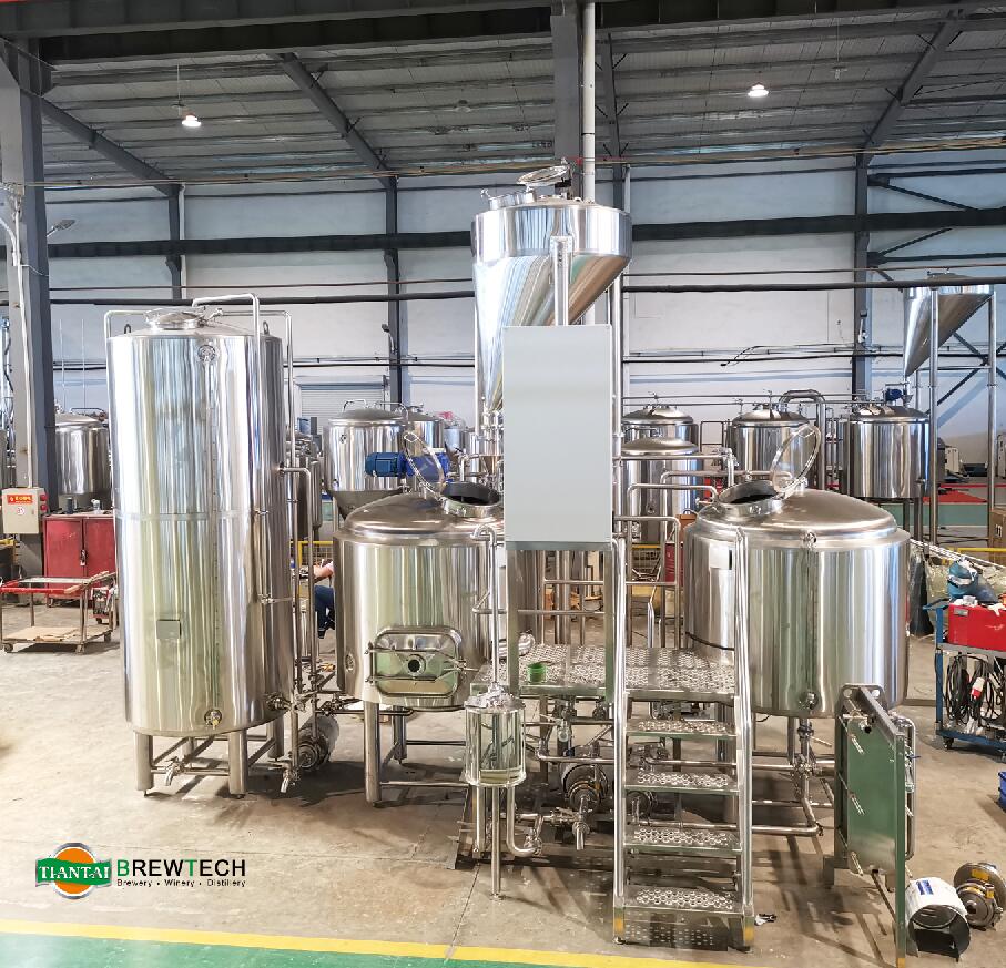 1000l Brew Pub Beer Making Machine | TianTai® 2-150HL brewery equipment ...
