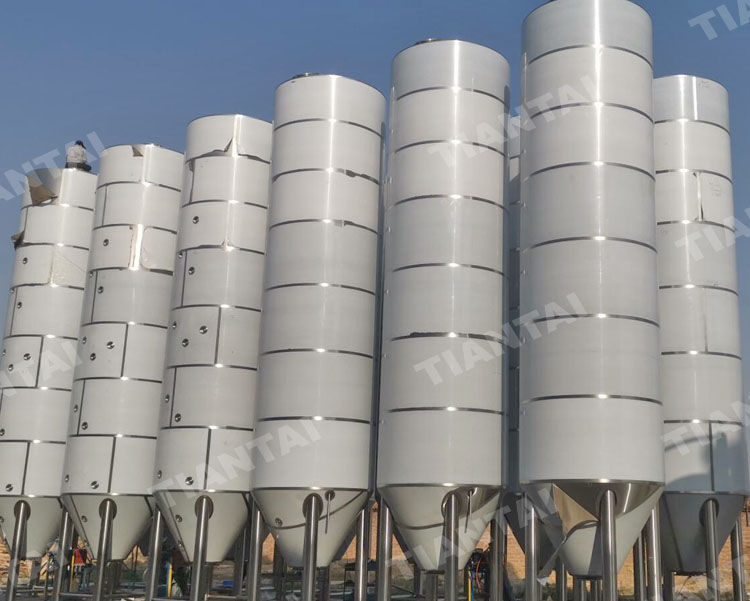 200 bbl Jacketed conical fermenter | TianTai® 2-150HL brewery equipment ...