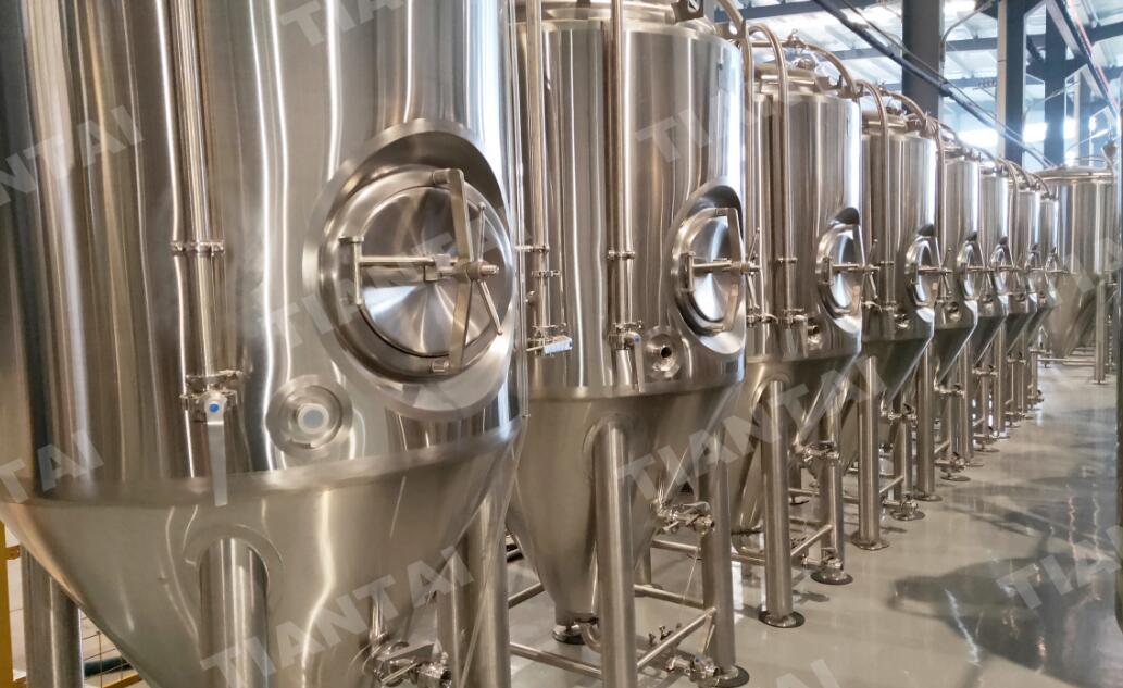 10HL Draft beer machine ready for delivery | TianTai® 2-150HL brewery ...