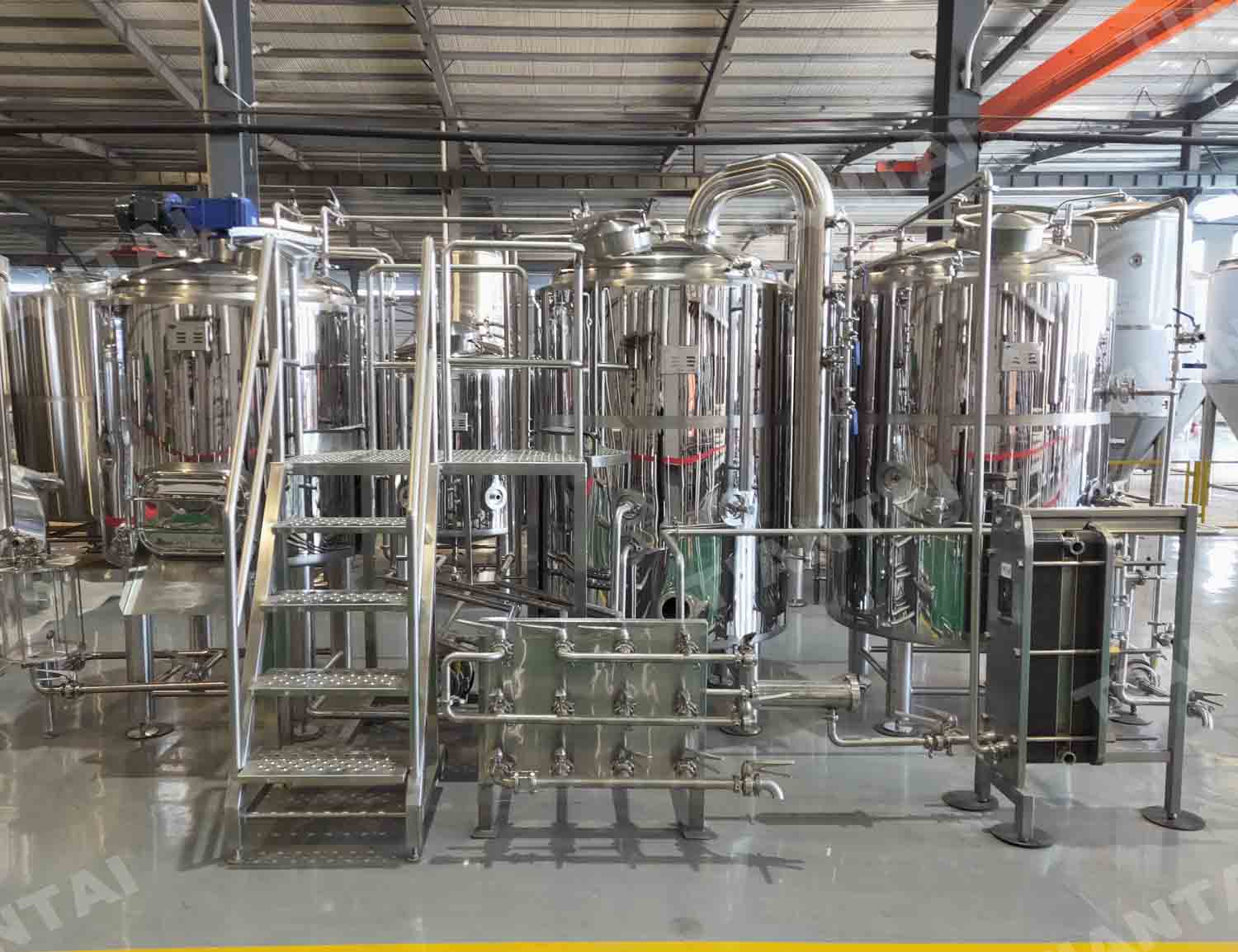 Puerto Rico Mirrol shell 7 bbl(800l) beer brewing equipment | TianTai ...