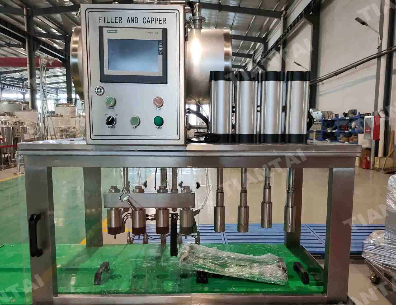 Semi-automatic bottling machine | TianTai® 2-150HL brewery equipment ...