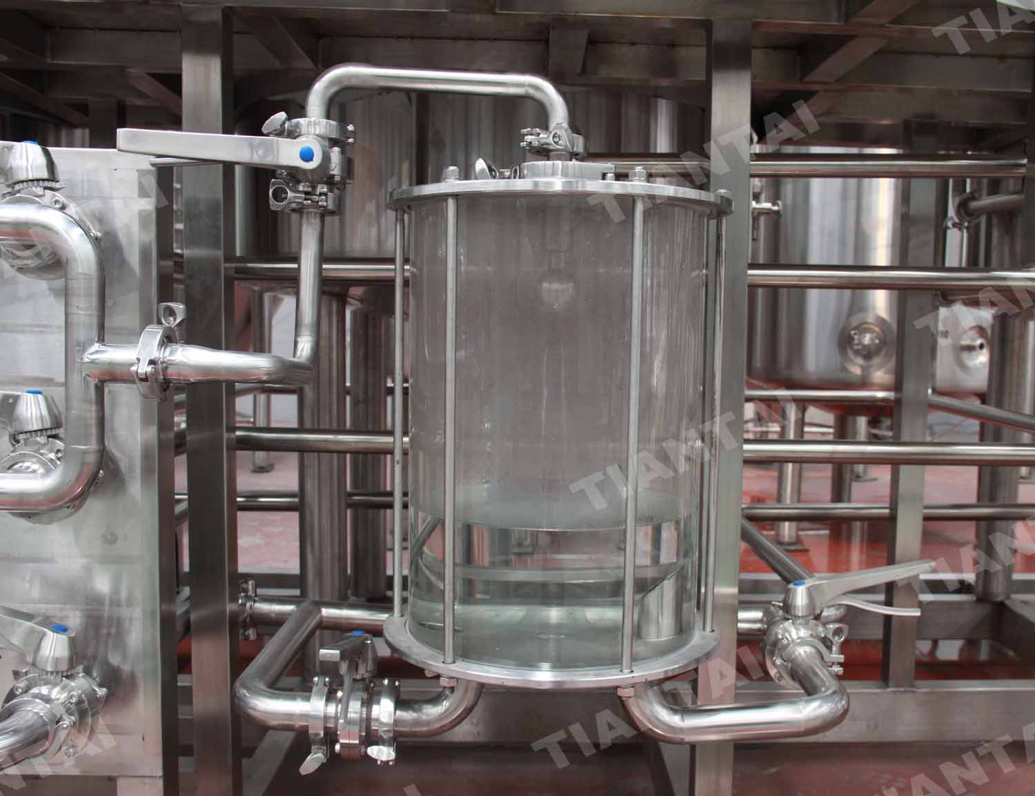 25L sight glass wort grant | TianTai® 2-150HL brewery equipment for sale