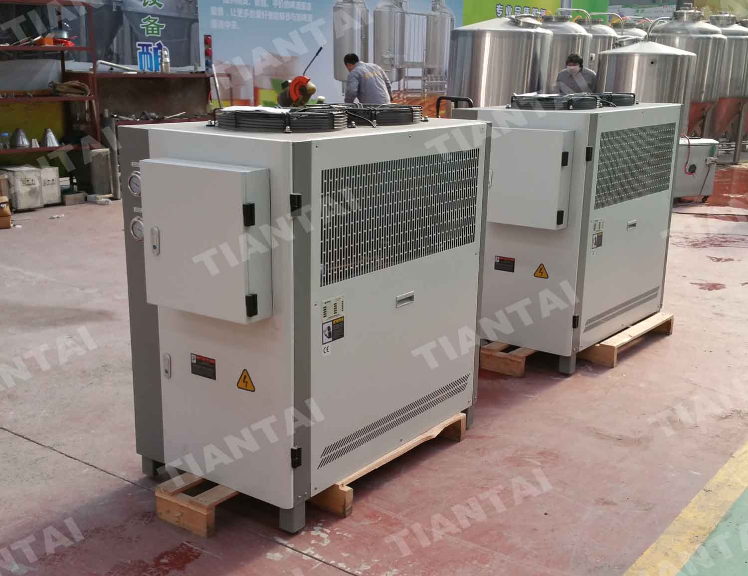 Glycol cooling system | TianTai® 2-150HL brewery equipment for sale