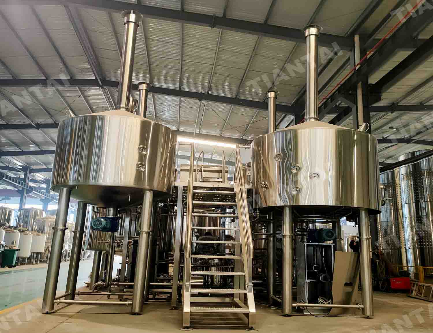 1200L Beer Brewery System Finished Installing in Greece | TianTai® 2 ...